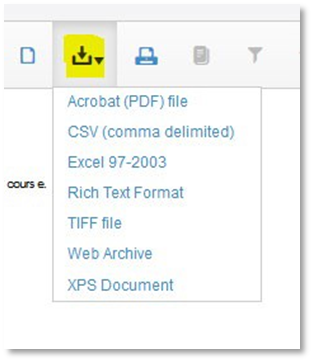 Printing training attendance & exam sign-off sheets